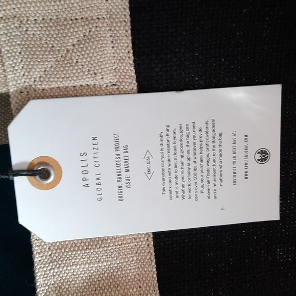 Apolis | Bags | Apolis Vegan Market Bag In Black | Poshmark